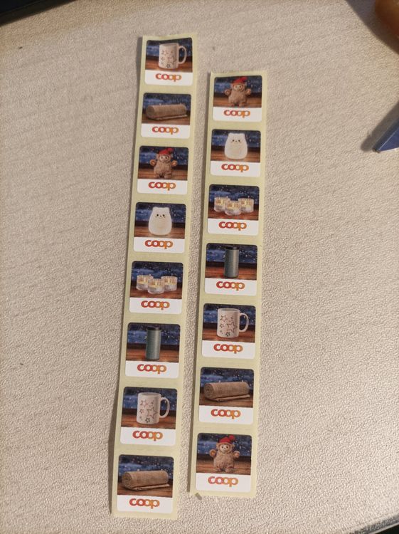 15x Sticker von Coop Winter Daheim (Neu (gemäss Beschreibung)) in ...