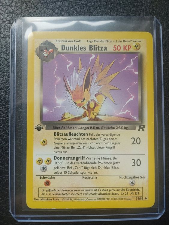 First Edition Dunkled Blitza Rare Karte (Neu (gemäss Beschreibung)) in ...