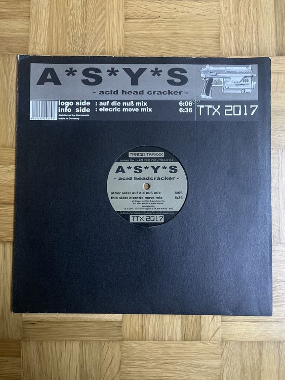 A*S*Y*S Hard Trance / Acid Vinyl (Gebraucht) in Wangen b. Olten für CHF ...