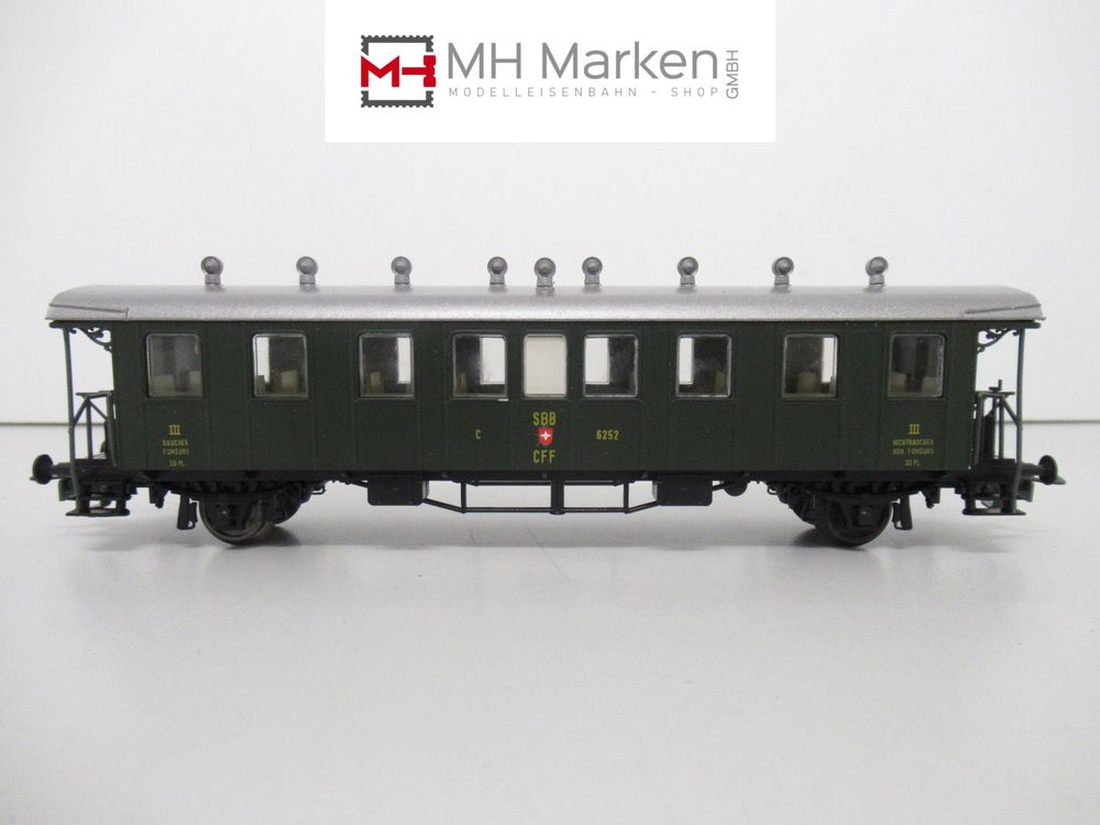 Liliput 27850 Personenwagen 3.Klasse der SBB CFF FFS DC H0 (Gebraucht ...