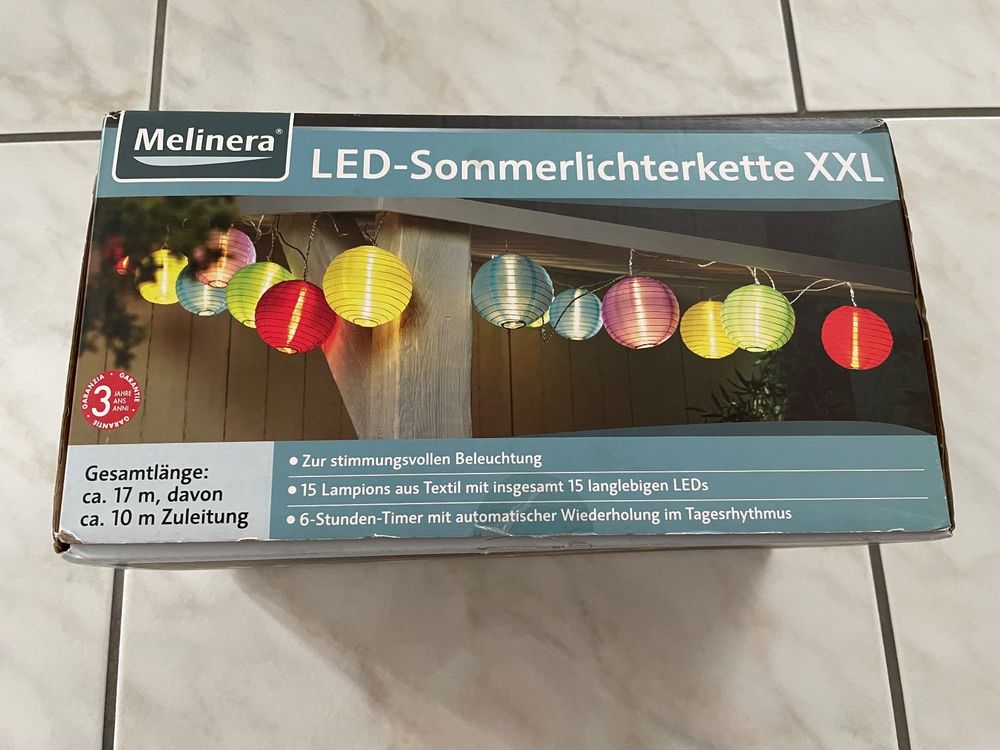 Melinera LED-Sommerlichterkette XXL (Neu (gemäss Beschreibung)) in ...