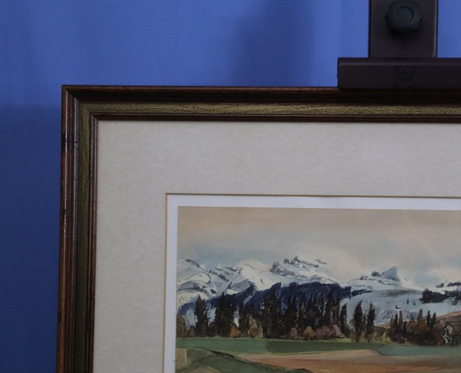 Marcel Nuber 1923-2021, Aquarell, Landschaft datiert 1985 (Gebraucht) in Zug für CHF 99 – mit ...