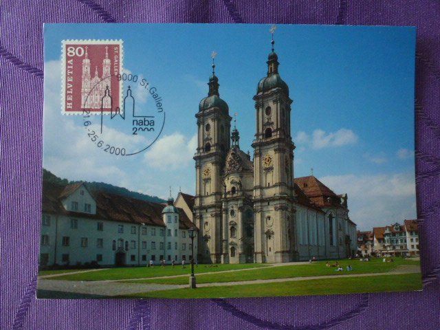 Maximumkarte St. Gallen Kathedrale (Gebraucht) in Welschenrohr für CHF 1 – mit Lieferung auf ...