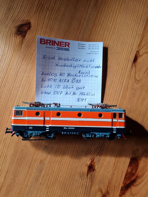 E-Lok Ro 1010 ÖBB Märklin oder Roco | Kaufen auf Ricardo
