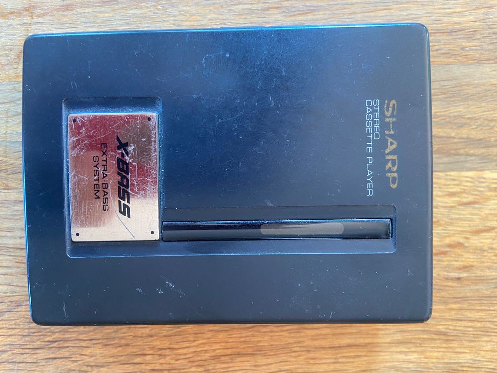 Walkman Vintage Sharp X-Bass Stereo Cassette Player JC 108 (Gebraucht ...