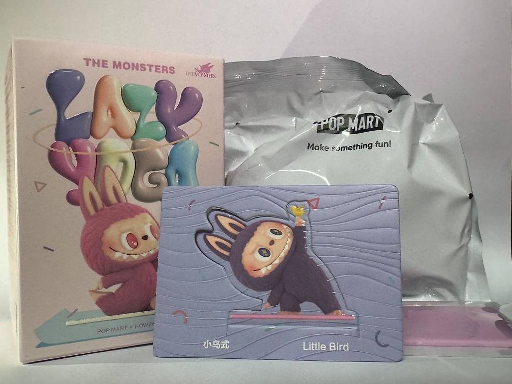 Labubu Lazy Yoga Authentic - Little Bird (Neu und originalverpackt) in ...