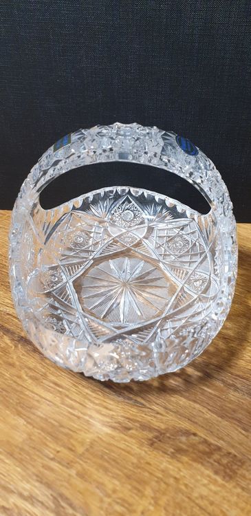 Bohemia Crystal Kristall Glas Korb (Gebraucht) in für CHF 35 – mit ...