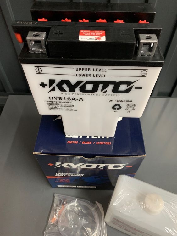 Motorradbatterie KYOTO HYB16A-A HONDA VT 1100 C SHADOW C2,C3 (Neu und ...