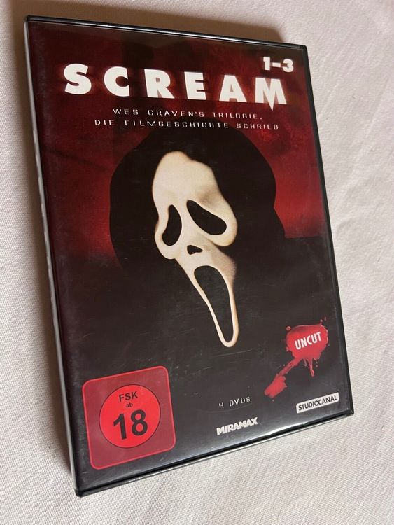 Scream 1-3 - Special Edition - 4-DVD-Set UNCUT neuwertig (Gebraucht) in ...