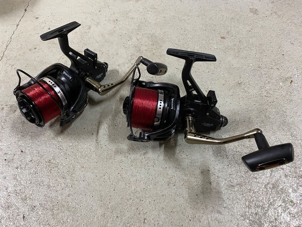 2x Karpfenrolle Anaconda Avalanche 10000 mit Silch (Gebraucht) in ...