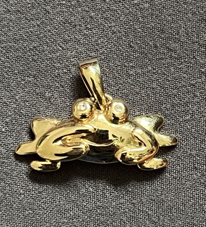 Pierre Lang PL Anhänger Krebs mit weißen Augen Krabbe Sternz (Neu ...