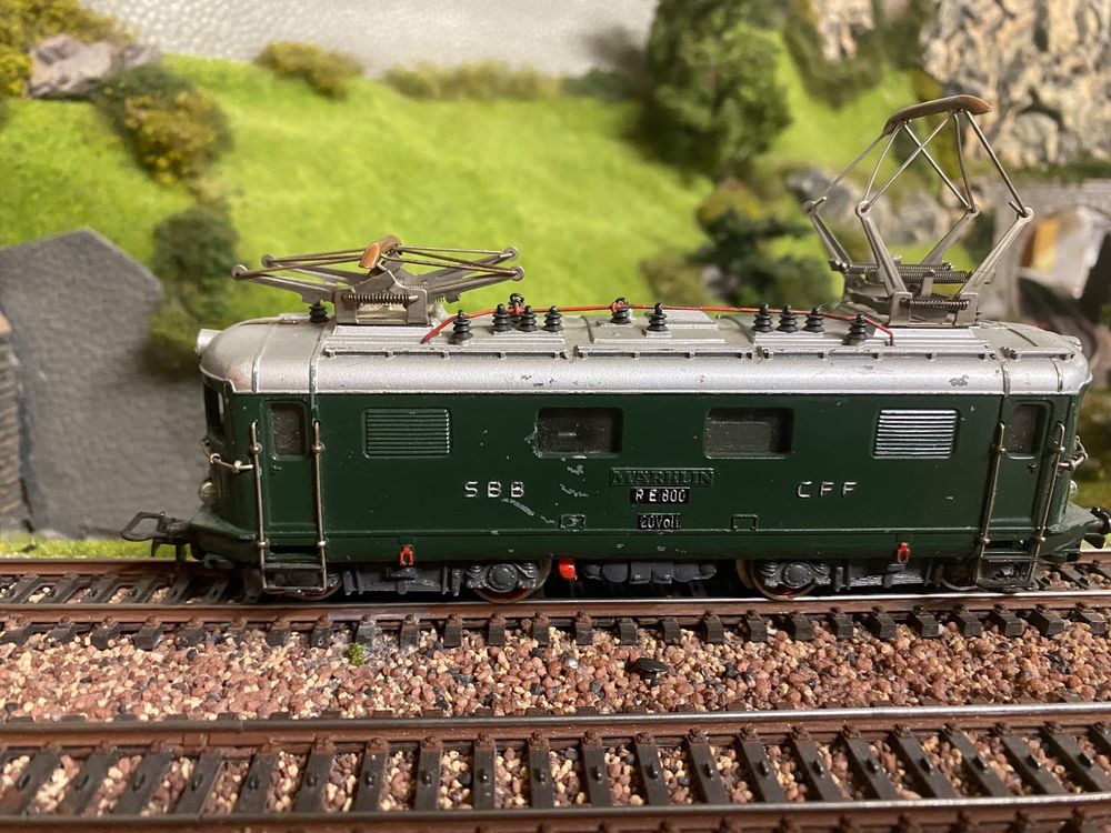 Märklin RE 800 von 1952 Re 4/4 der SBB, grün, original (Gebraucht) in ...