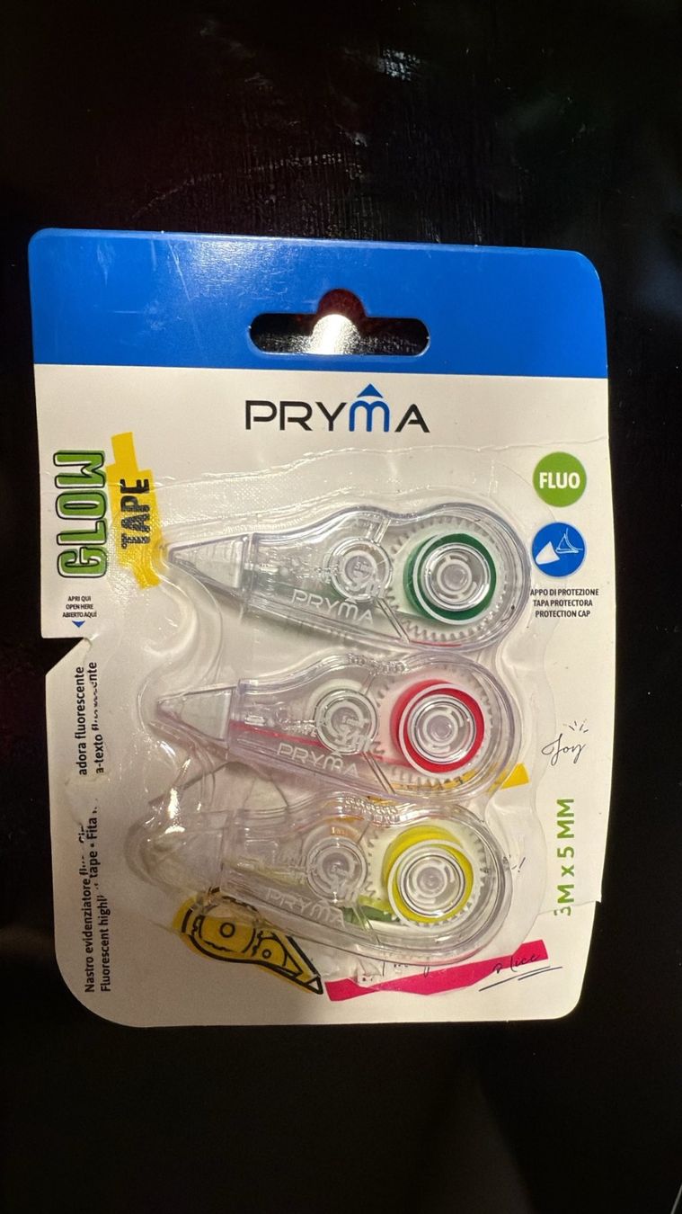 PRYMA Glow Tape Highlighter Set – Pack of 3 🖍️ (Gebraucht) in Capolago ...
