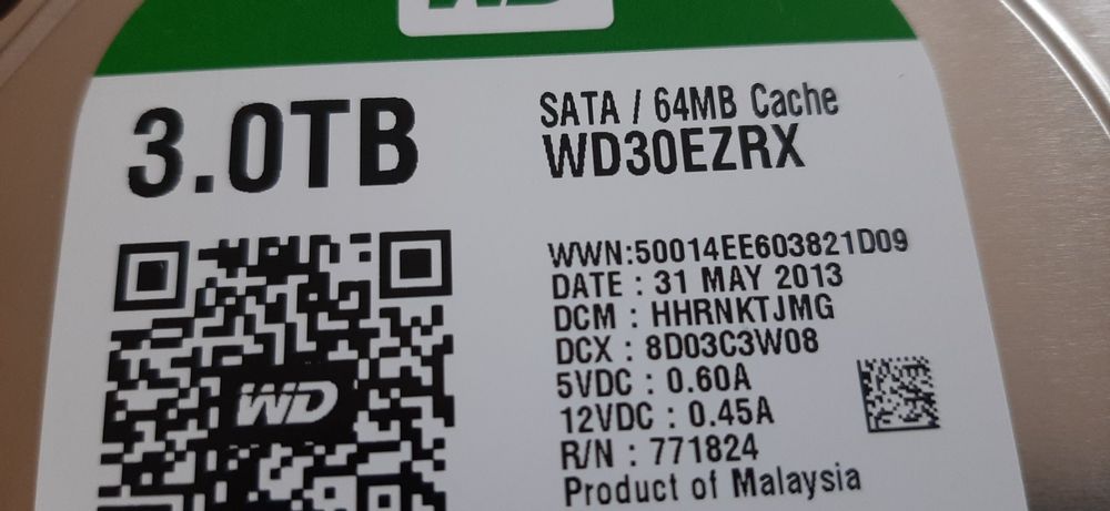 3000 GB WD SATA III WD30EZRX GREEN 64MB 5400U/min 3,5 Zoll (Gebraucht) in Magden für CHF 45 ...