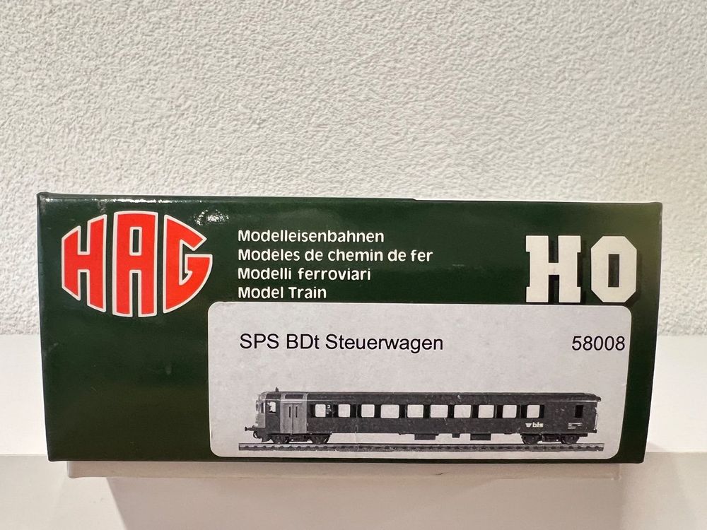 HAG SPS BLS Steuerwagen BDt 946 Autozug H0 AC digital ESU (Neu und ...