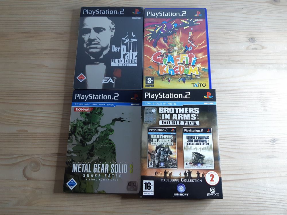 5 Playstation 2 Spiele: Steelbook / Special Edition Set PS2 | Kaufen auf Ricardo