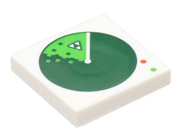 LEGO 3068bpb2027 Dark Green Radar Screen with Blacktron Logo (Neu ...