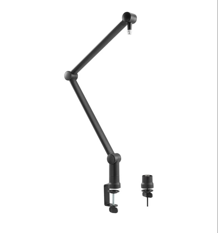 Bras articulé pour micro, noir, avec gestion des câbles (Neu (gemäss ...