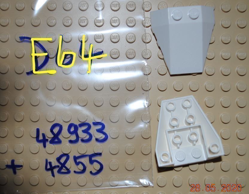 Lego- weisse Frontober- +Unterteil /E64 (Gebraucht) in St. Gallen für CHF 0.45 – mit Lieferung ...