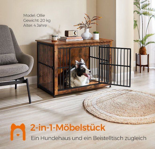Hundekäfig Möbel Hundebox Indoor SOLARIS (Neu und originalverpackt) in ...