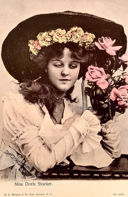 1906 - Antike Foto AK - Miss Doris Mary Stocker - England (D'occasion ...