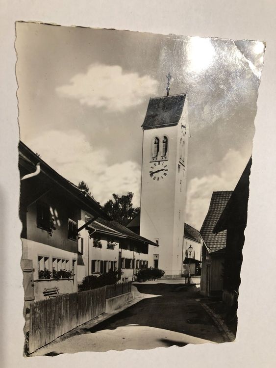 Winterthur Dorfpartie Veltheim mit Kirche 1948 (Gebraucht) in Pfäffikon ZH für CHF 8 – mit ...