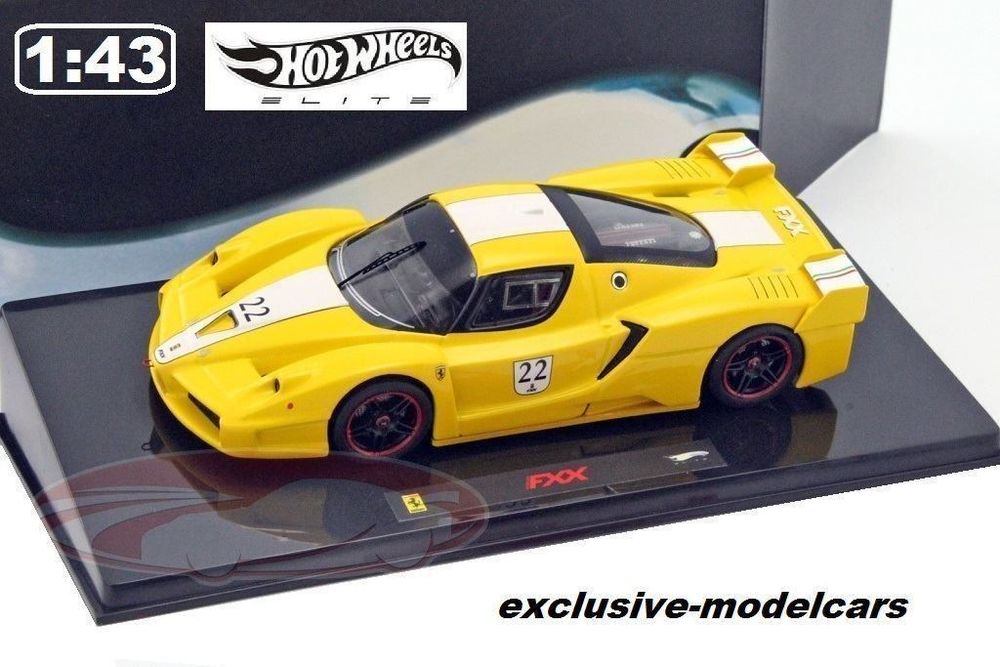 FERRARI FXX #22 2006 gelb/weiss 1:43 HotWheels Elite | Kaufen auf Ricardo