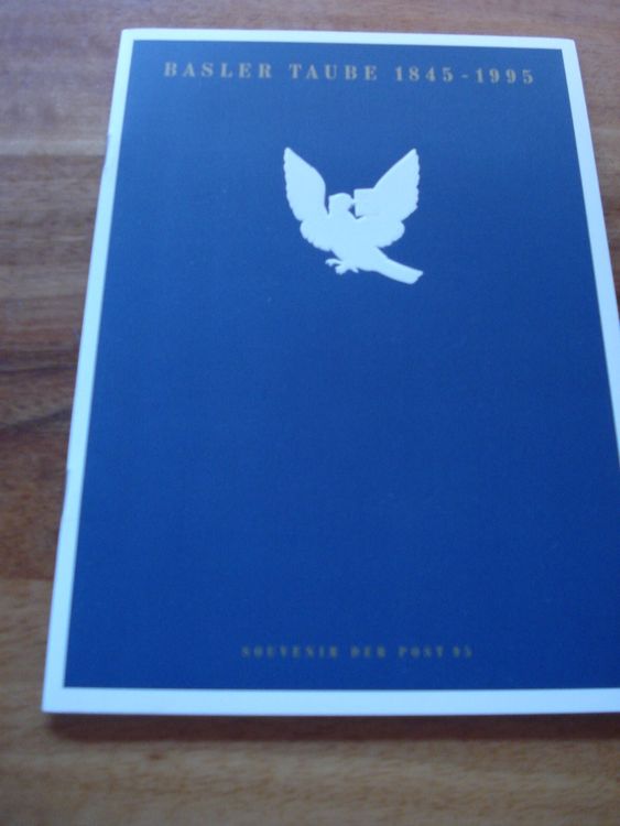 Booklet Basler Taube 1995, mit 2 Blocks ET-o (Gebraucht) in Niederwil AG für CHF 1.3 – mit ...