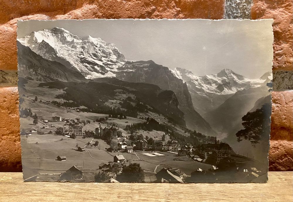 Alte Foto AK Wengen - Panorama (Gebraucht) in Root für CHF 1 – mit Lieferung auf Ricardo kaufen