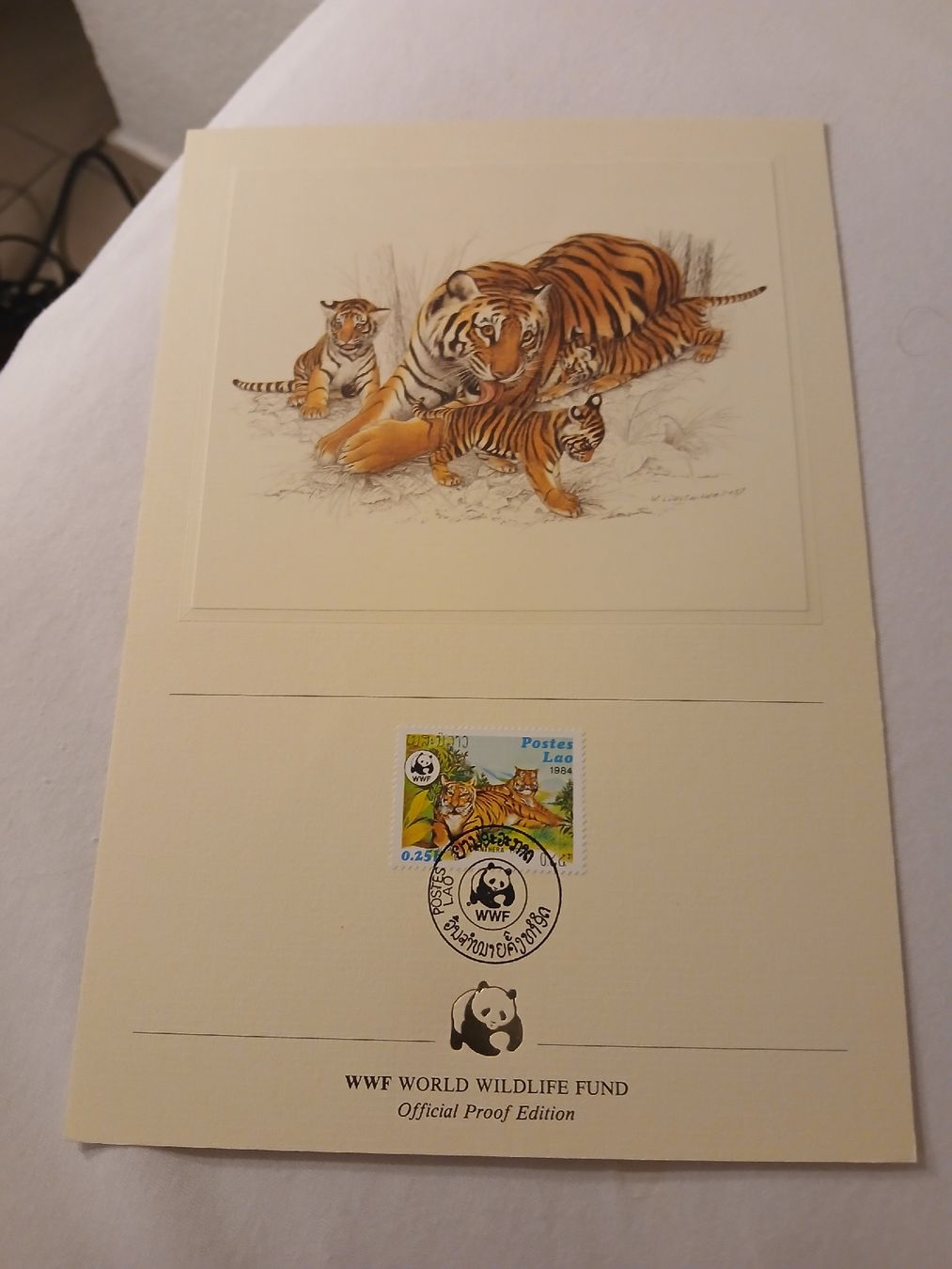 Carte WWF Fonds mondial pour la nature avec timbre rare! (D'occasion) à ...