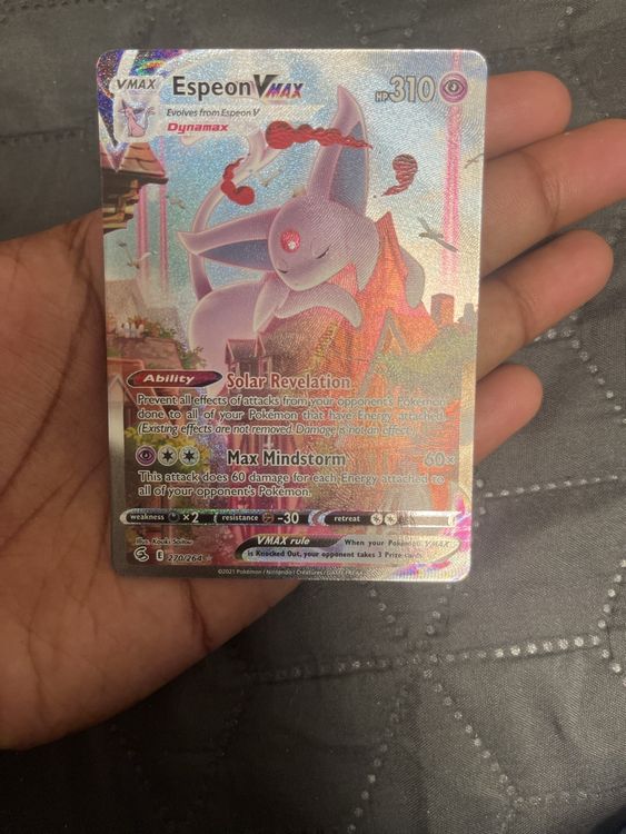Pokémon Espeon vmax alt Art fusion Strike (Gebraucht) in Breitenbach ...