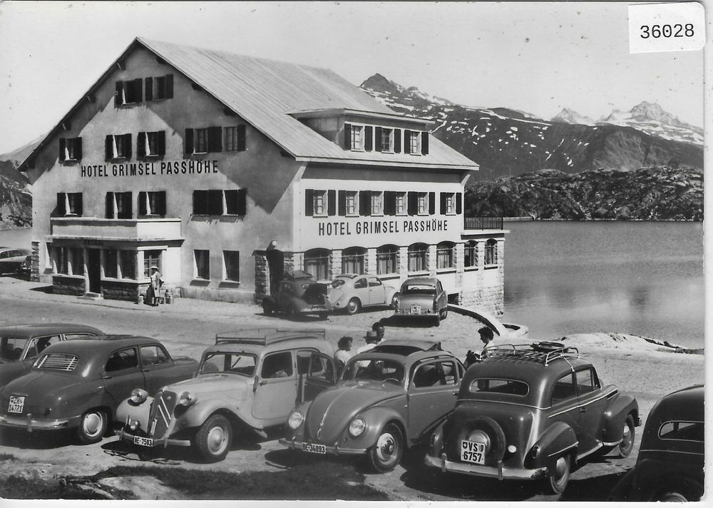 Hotel Grimsel-Passhöhe - Alte Autos VS 6757, BE 34893 (Gebraucht) in Ettingen für CHF 22 – mit ...