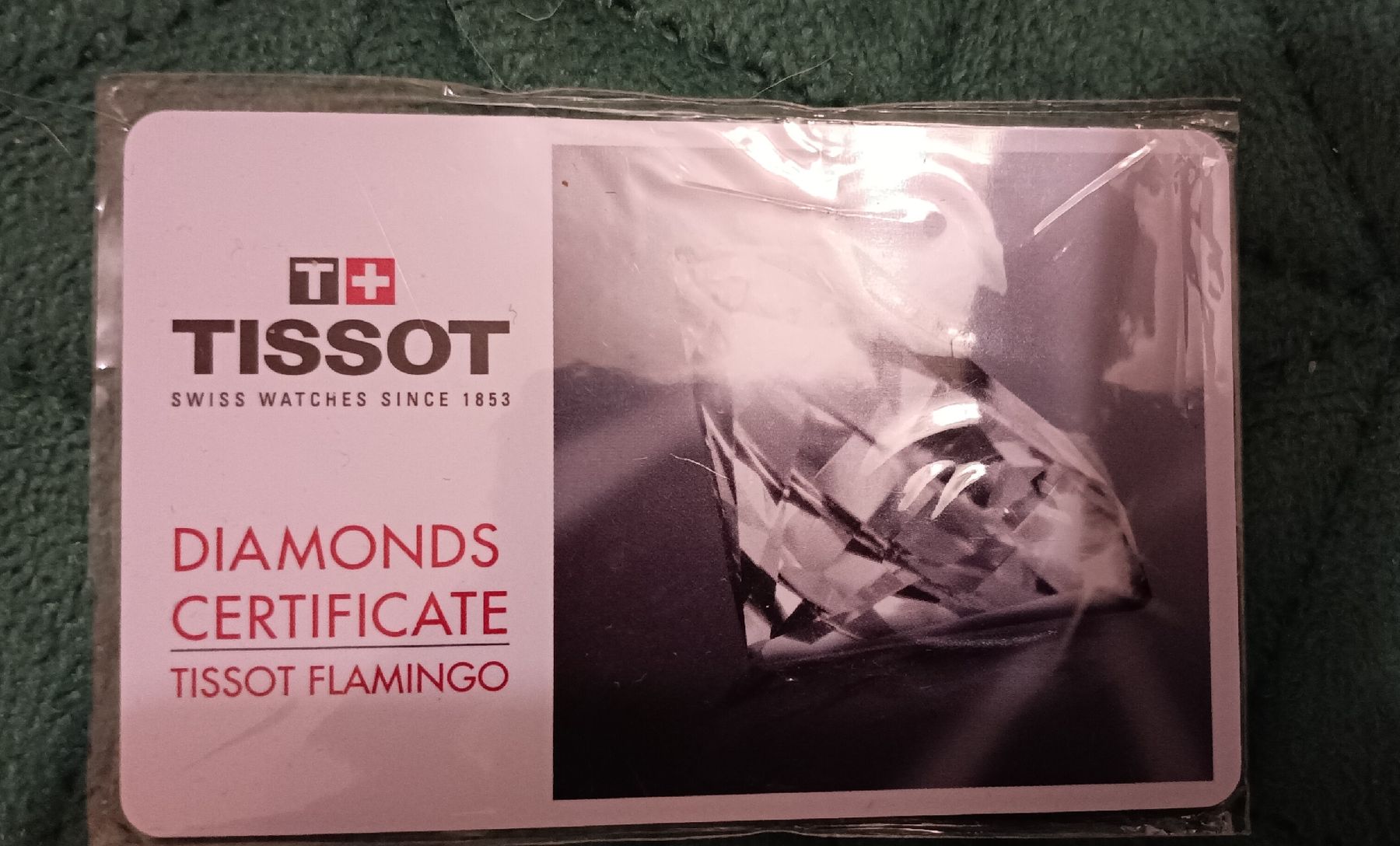 Montre dame Tissot Flamingo nacre et 28 diamants (Gebraucht) in Môtiers ...