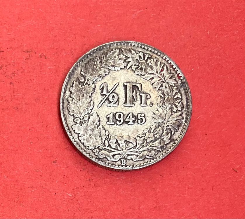 50 Rappen Silber 1945 s (Gebraucht) in Nunningen für CHF 1 – mit Lieferung auf Ricardo kaufen