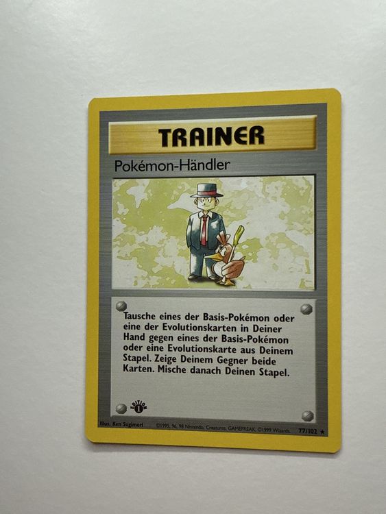 Pokemon Händler First Edition Base Set (Gebraucht) in Chur für CHF 19 ...