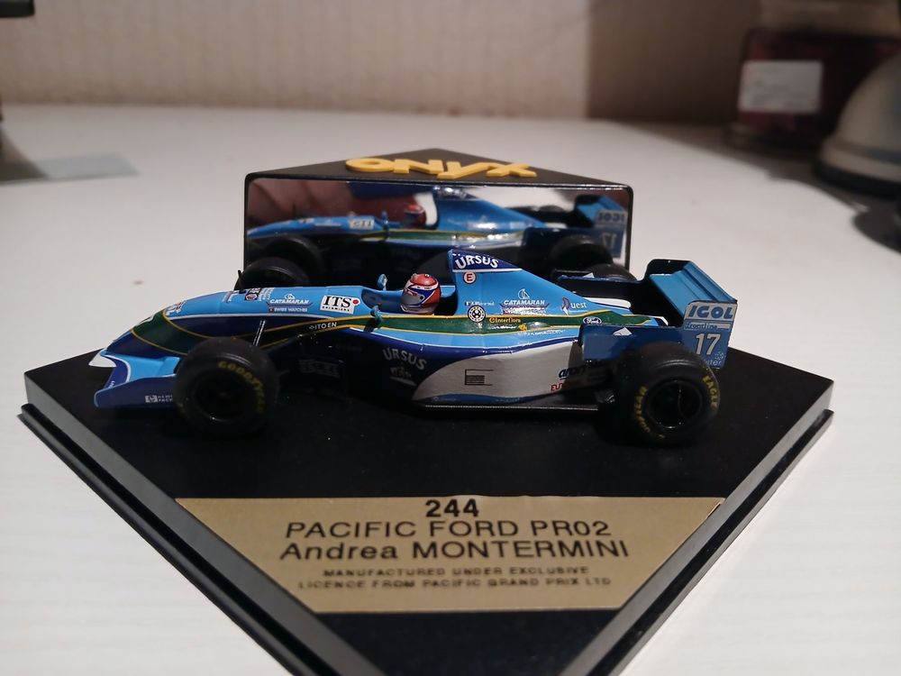 Pacific PR02 1995 (Montermini) onyx 1:43 Art.N° 244 (Neu und originalverpackt) in Nürensdorf für ...