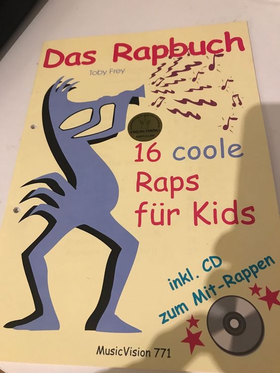 Das Rapbuch von Toby Frey- Noten und CD (Gebraucht) in Guntershausen ...