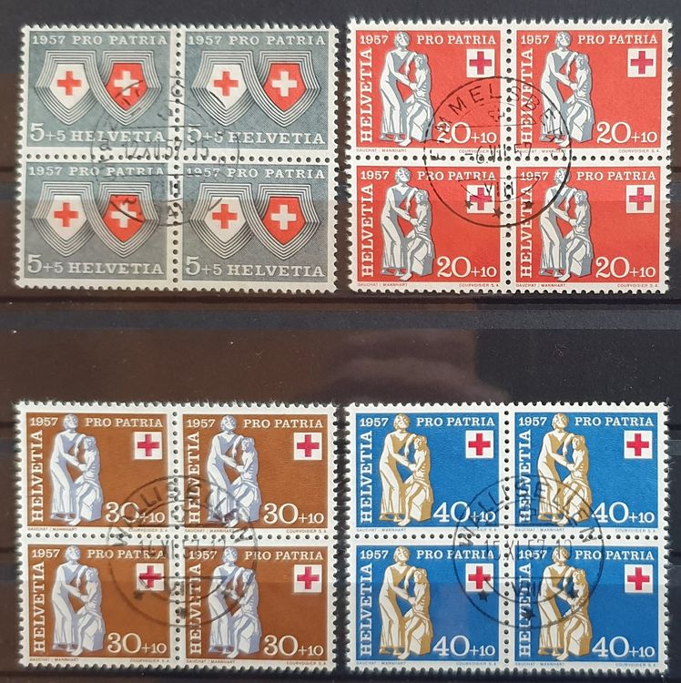 Pro Patria 1957 Viererblock | Kaufen auf Ricardo