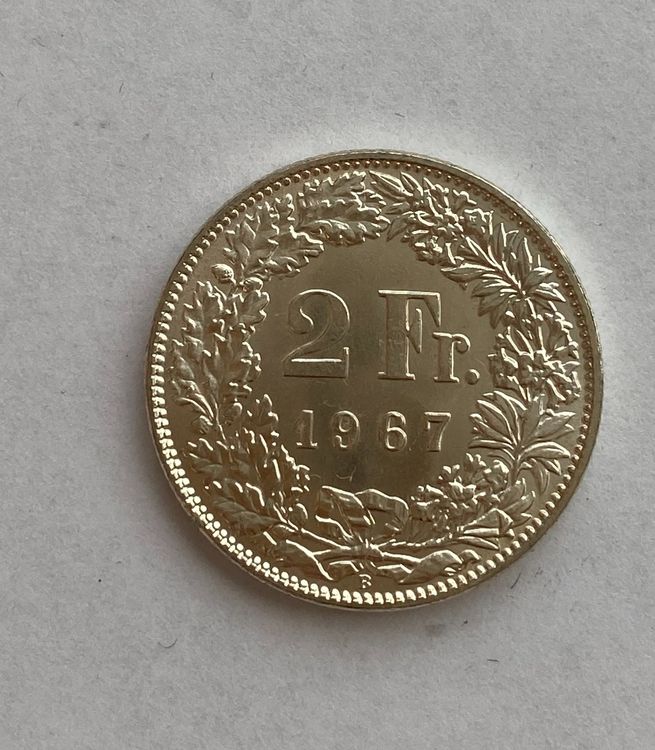 2 Franken 1967 Silber - Schweiz | Kaufen auf Ricardo