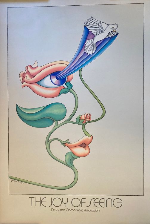 Affiche "The Joy of Seeing", design de Jaqui Morgan, 1973 (Gebraucht ...