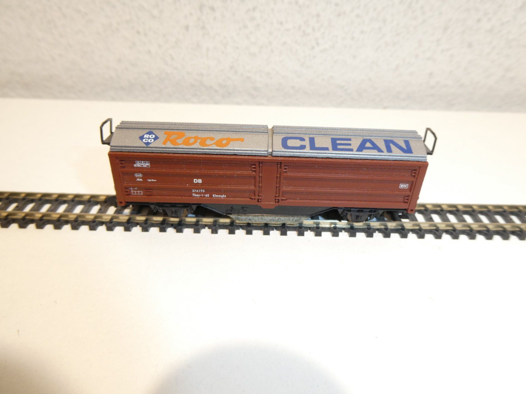 Roco Güterwagen Schienenreinigungswagen Clean Spur N (Q24) (Gebraucht ...