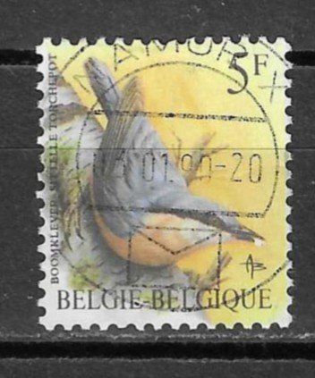 Timbre Belgique thème oiseaux:1988 -5f (D'occasion) à Muraz (Collombey) pour CHF 0.2 – avec ...