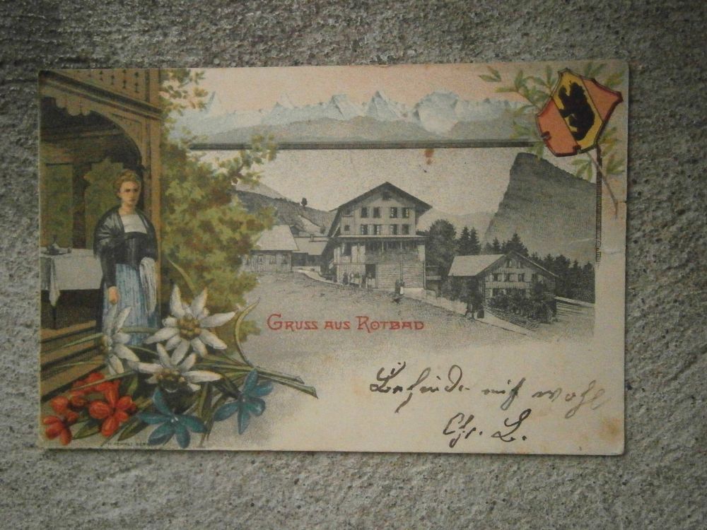 AK Litho Gruss aus Rotbad 1902 (Gebraucht) in Burgdorf für CHF 9 – mit Lieferung auf Ricardo kaufen