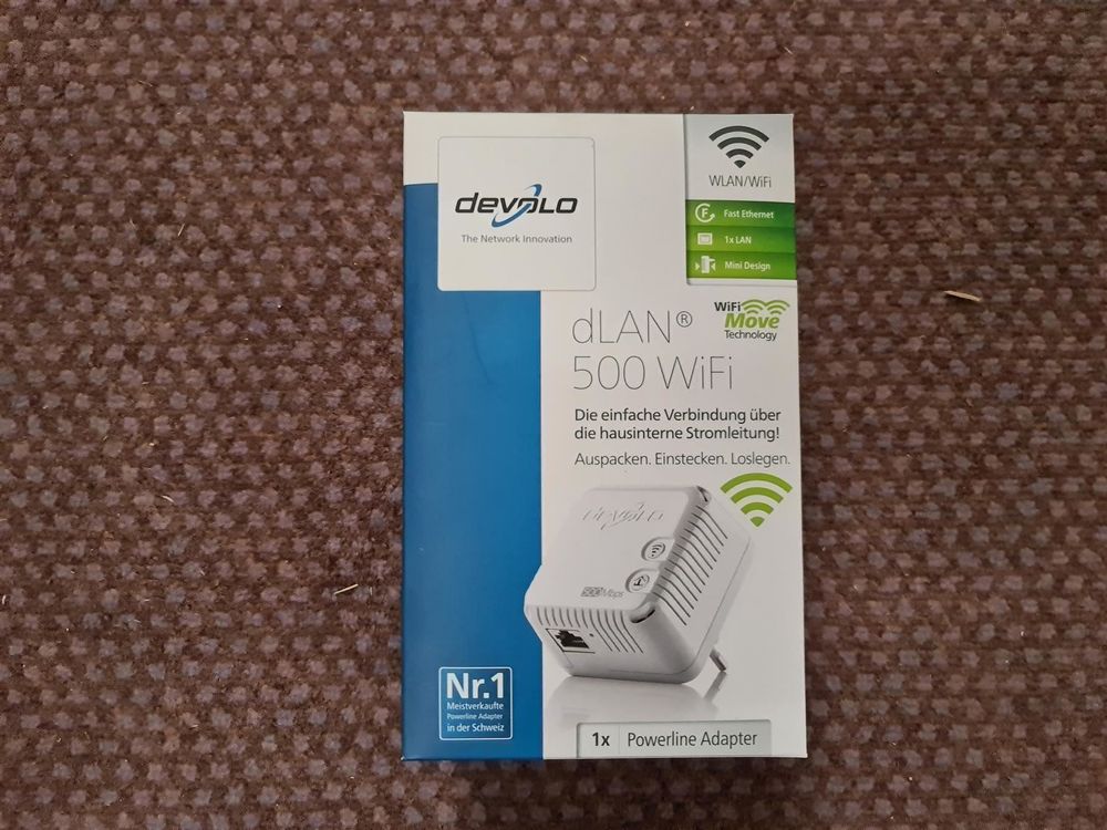 neuer Devolo 500 Wi-Fi Adapter ab 1.- | Kaufen auf Ricardo