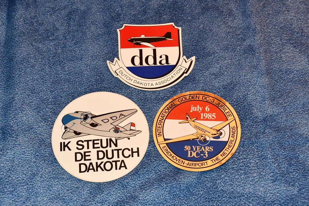 3 Stickers DDA (Dutch Dakota Association) (Neu (gemäss Beschreibung ...