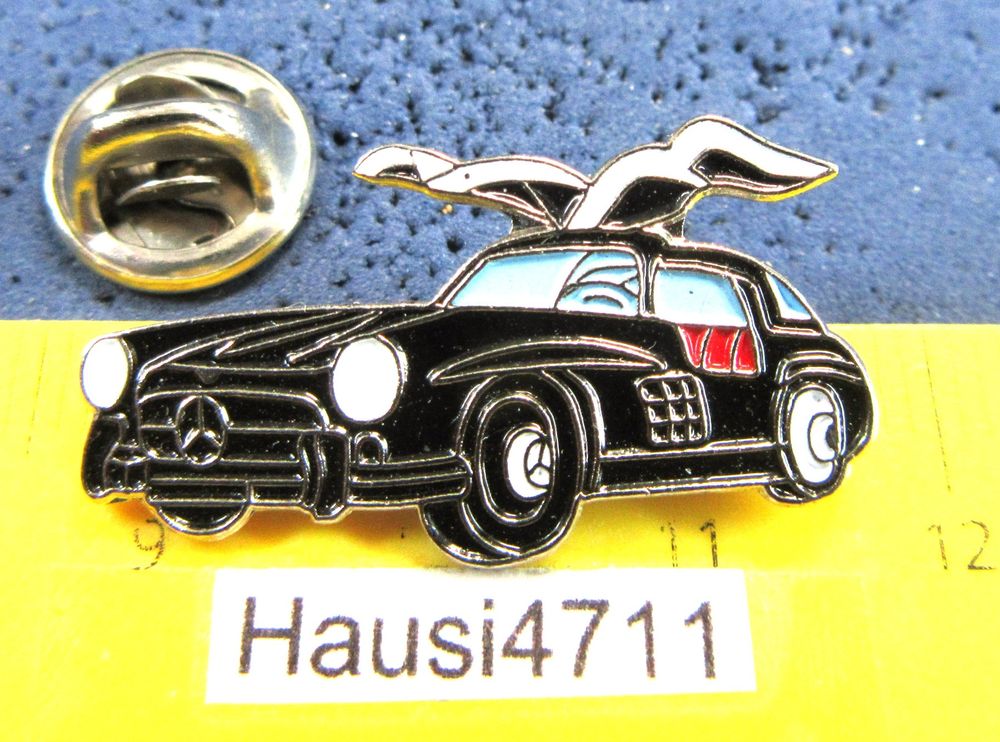 AUTO-PIN MERCEDES BENZ 300SL FLÜGELTÜREN OFFEN SILBRIG | Kaufen auf Ricardo