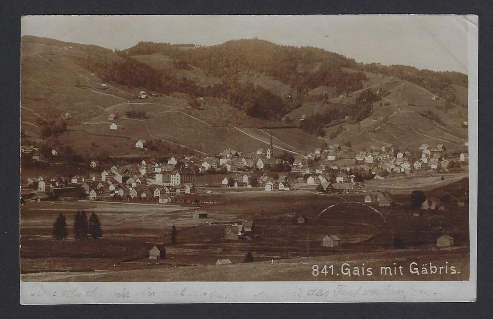 GAIS mit Gäbris, 1910, Foto C. Umiker, St.Gallen | Kaufen auf Ricardo