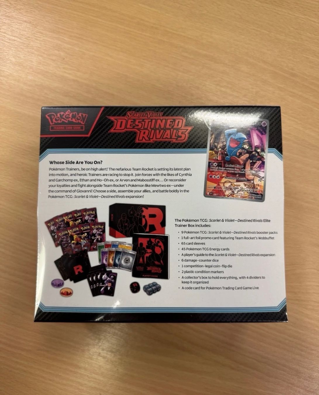 SV10 Pokemon destined rivals EN Elite Trainer Box ETB (Neu und originalverpackt) in Villars ...