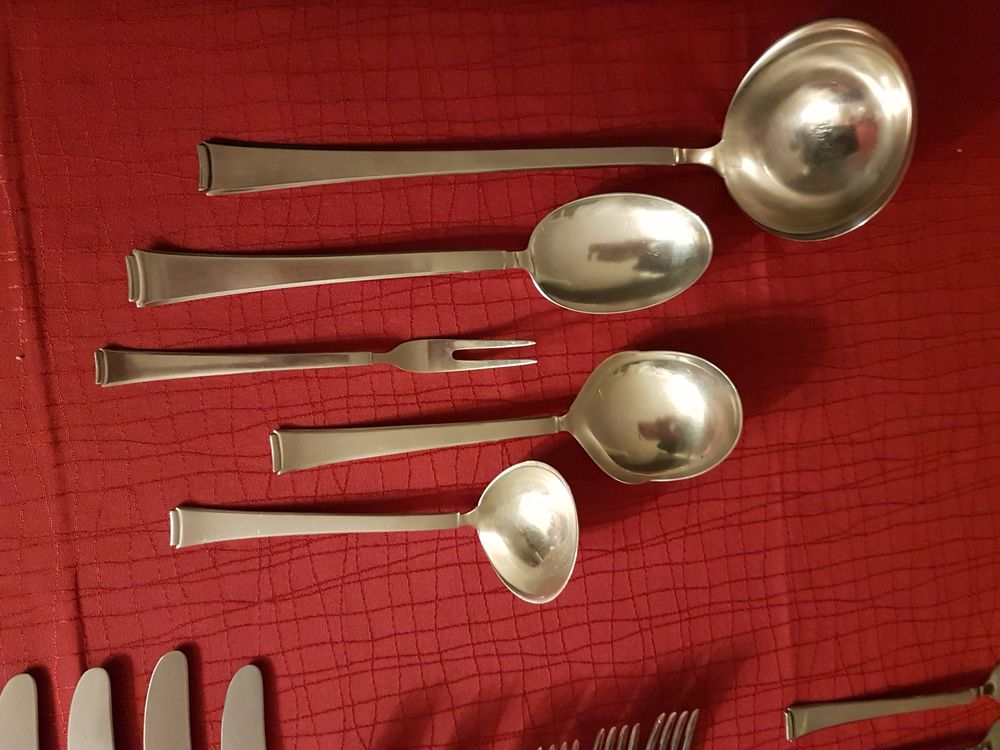 Besteck WMF 2500 Art Deco Bauhaus versilbert 90er 64 Teile (Gebraucht) in Puplinge für CHF 700 ...