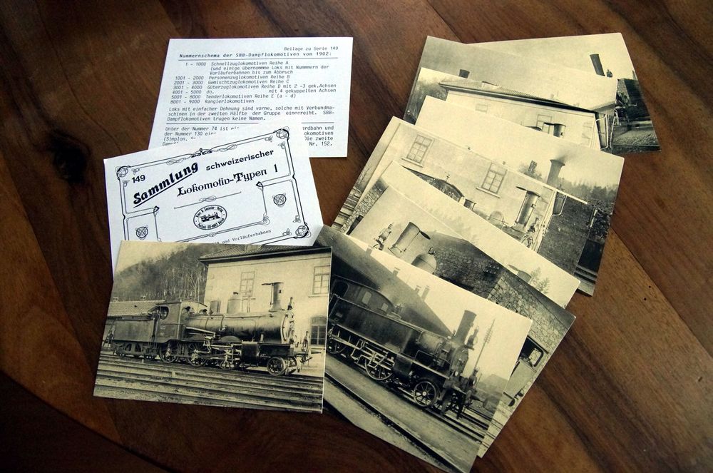 149 Schweiz. Lokomotiv-Typen I - E.B. Leutwiler - AK-Serie | Kaufen auf Ricardo